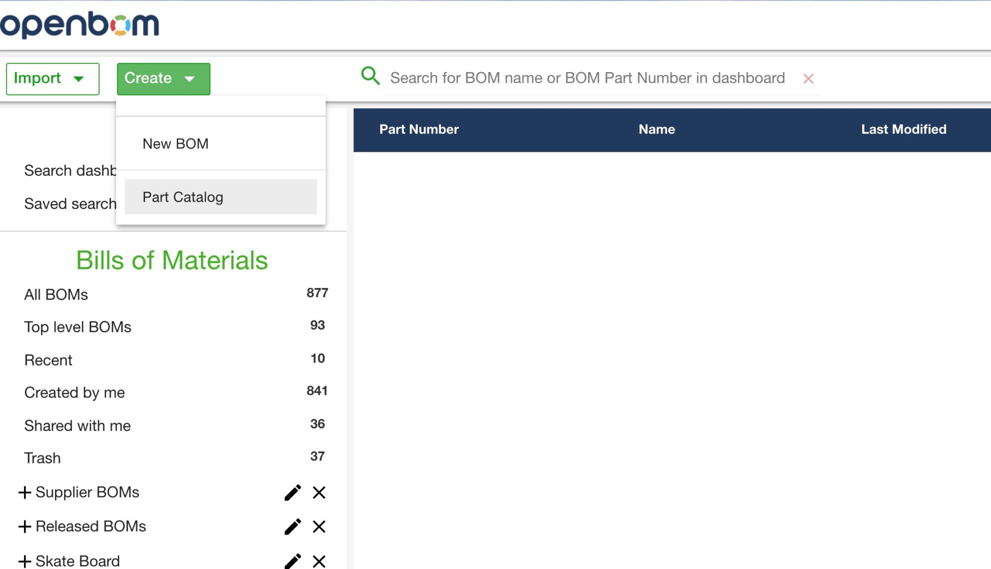 How to create a Part Catalog and manage Part Numbers – OpenBOM Training ...