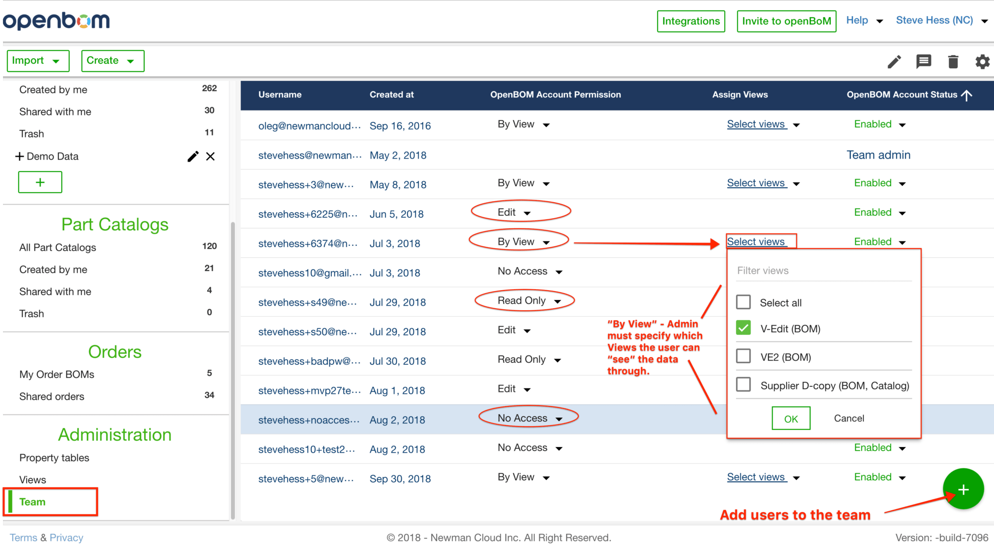 User Interface – OpenBOM Training Library