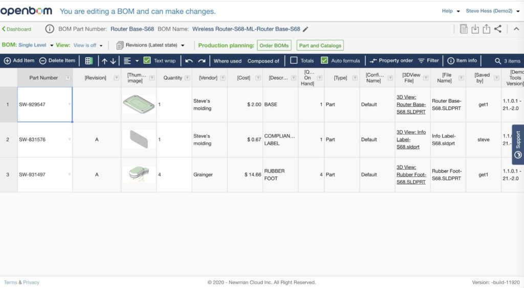 Customize Account – OpenBOM Training Library Customize Account – OpenBOM Training Library