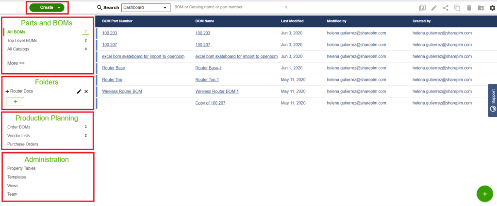 User Interface Openbom Training Library