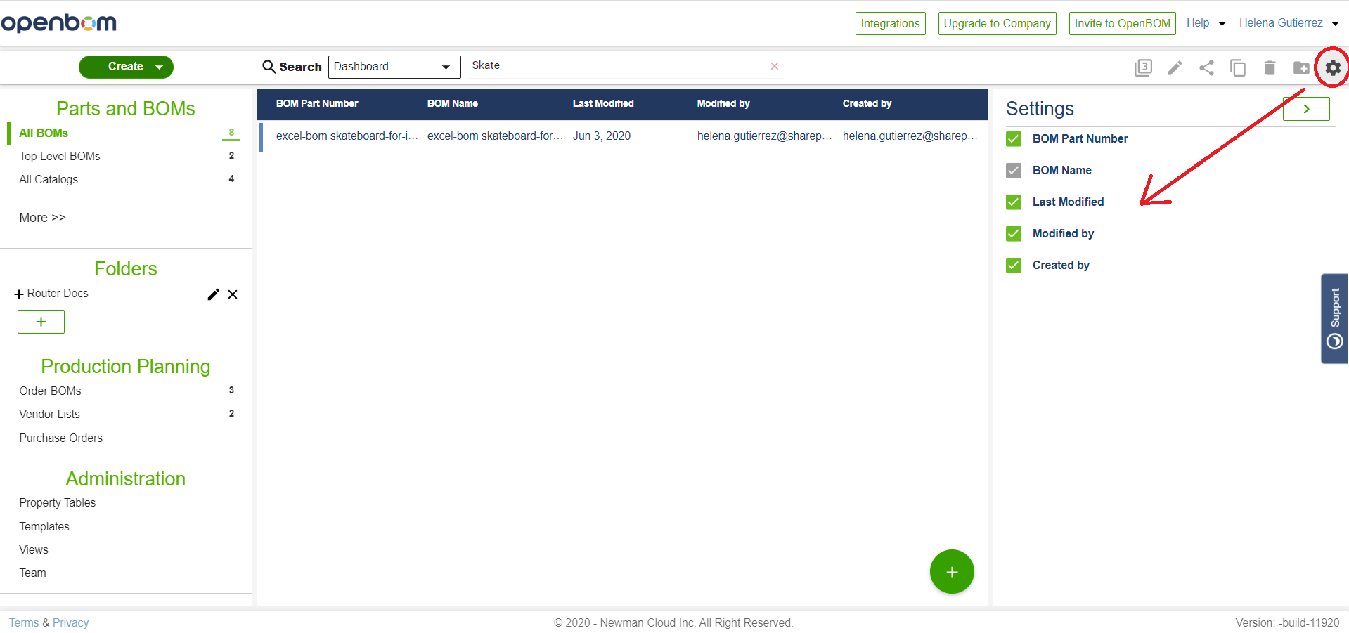 User Interface – OpenBOM Training Library