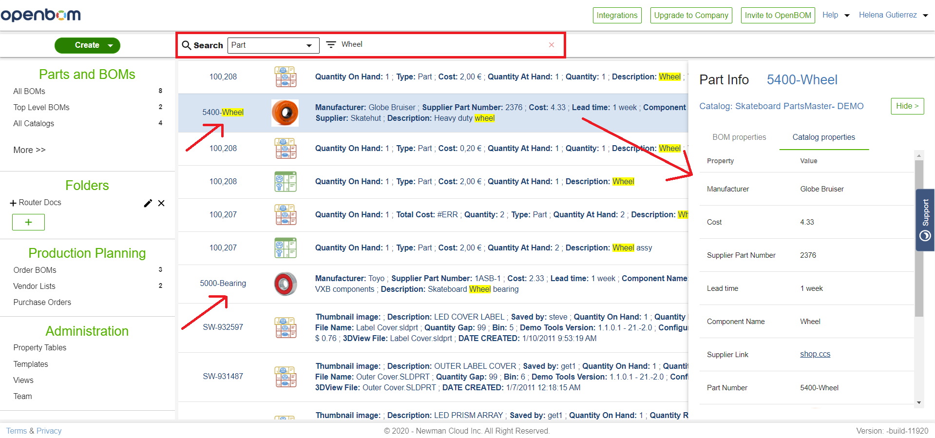 User Interface – OpenBOM Training Library
