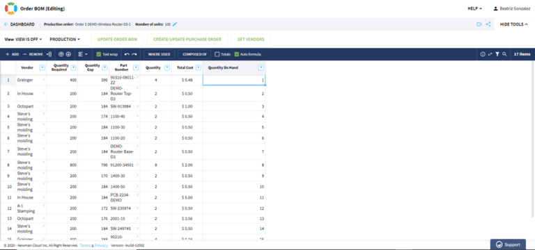Planning BOMs And Purchase Orders – OpenBOM Training Library