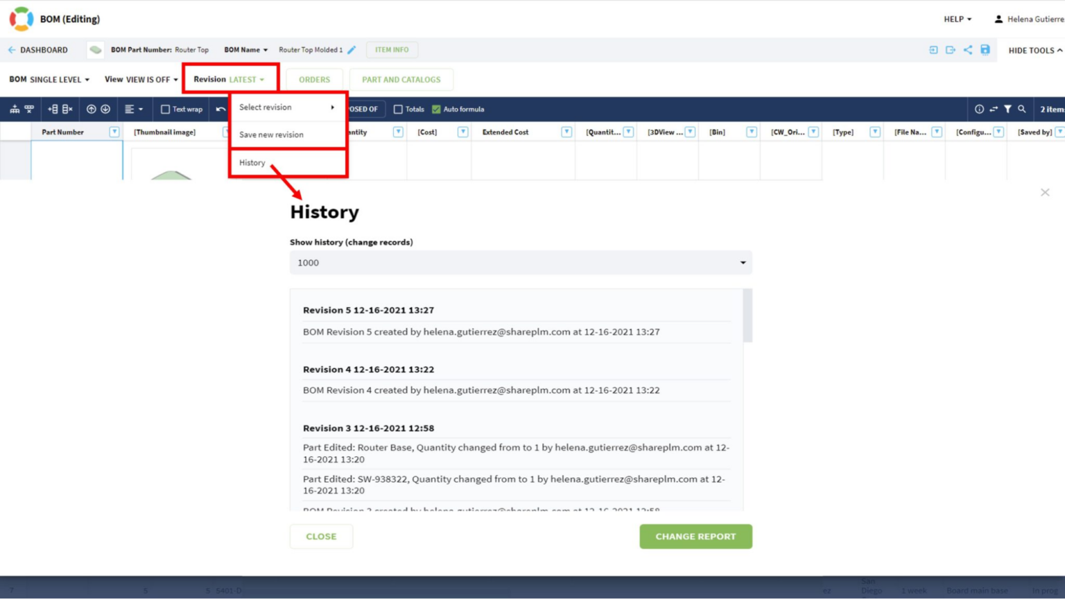 Change Management and Revision Control – OpenBOM Training Library
