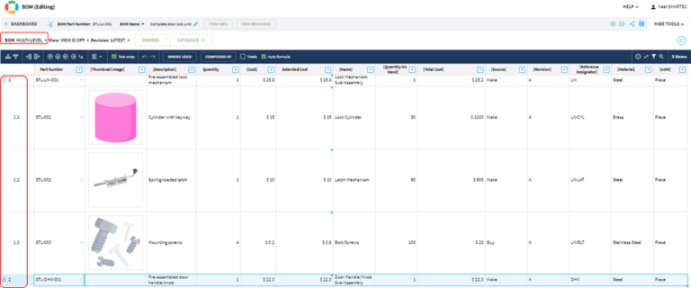 BOM Visualization – OpenBOM Training Library