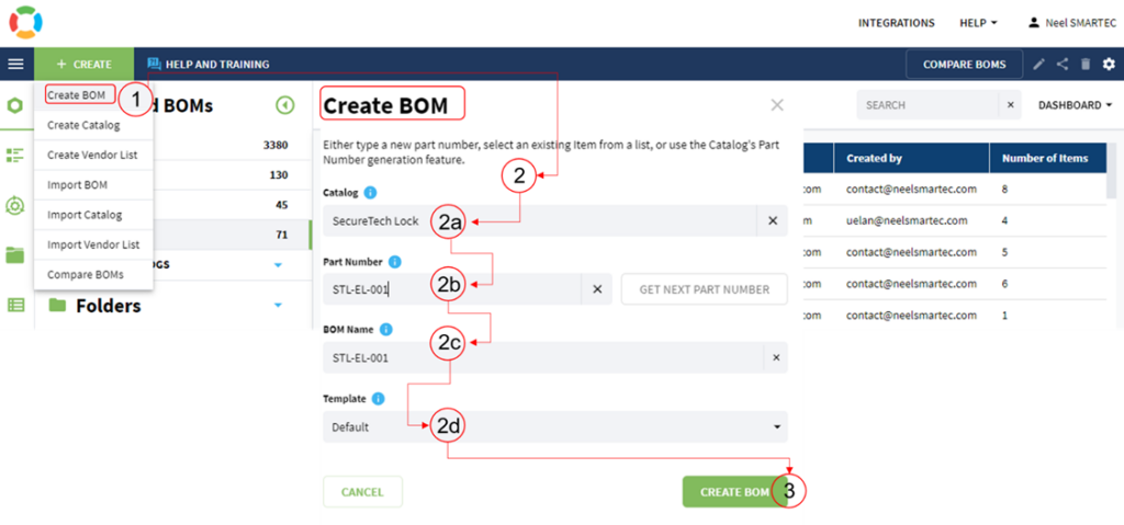 Creating and Managing BOMs – OpenBOM Training Library