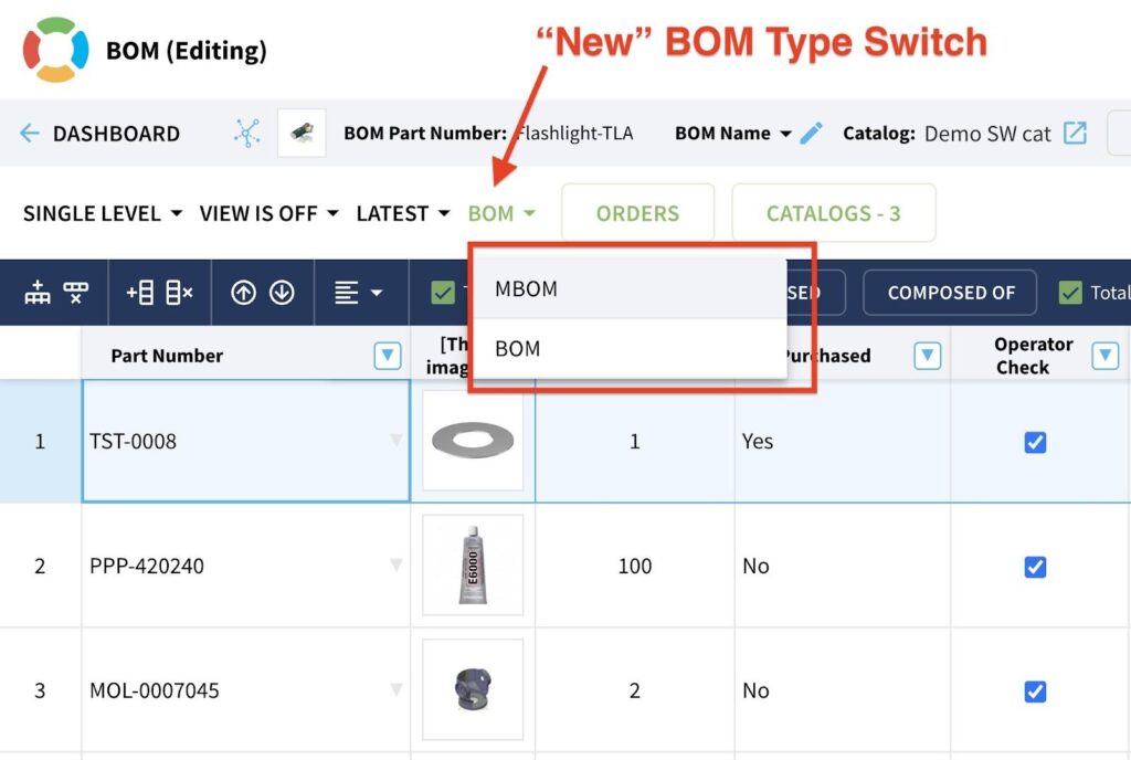 xBOM Types – OpenBOM Training Library
