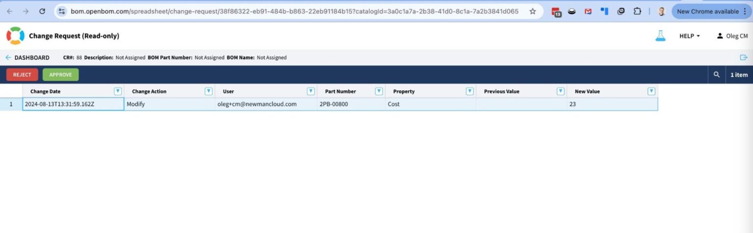 OpenBOM Change Management User Manual: Best Practices Guide – OpenBOM Training Library